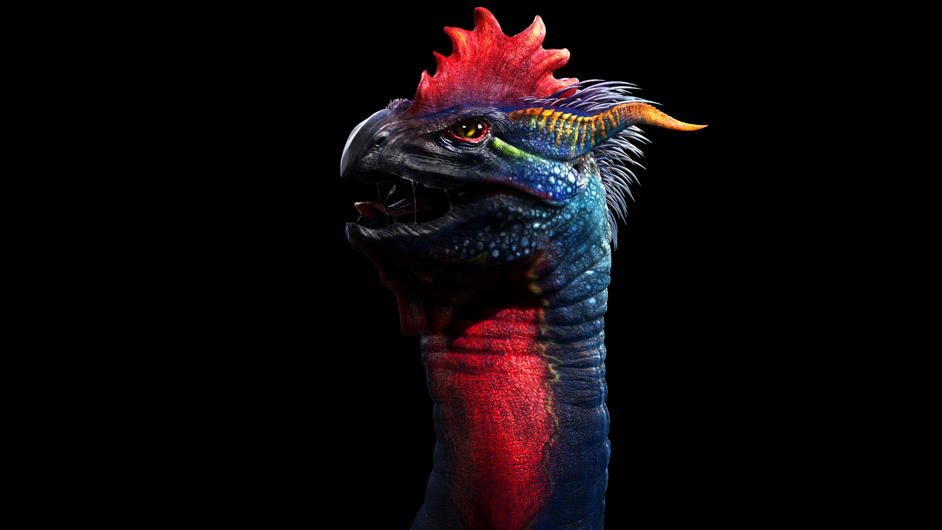 ArtStation - Chicken Dragon new renders