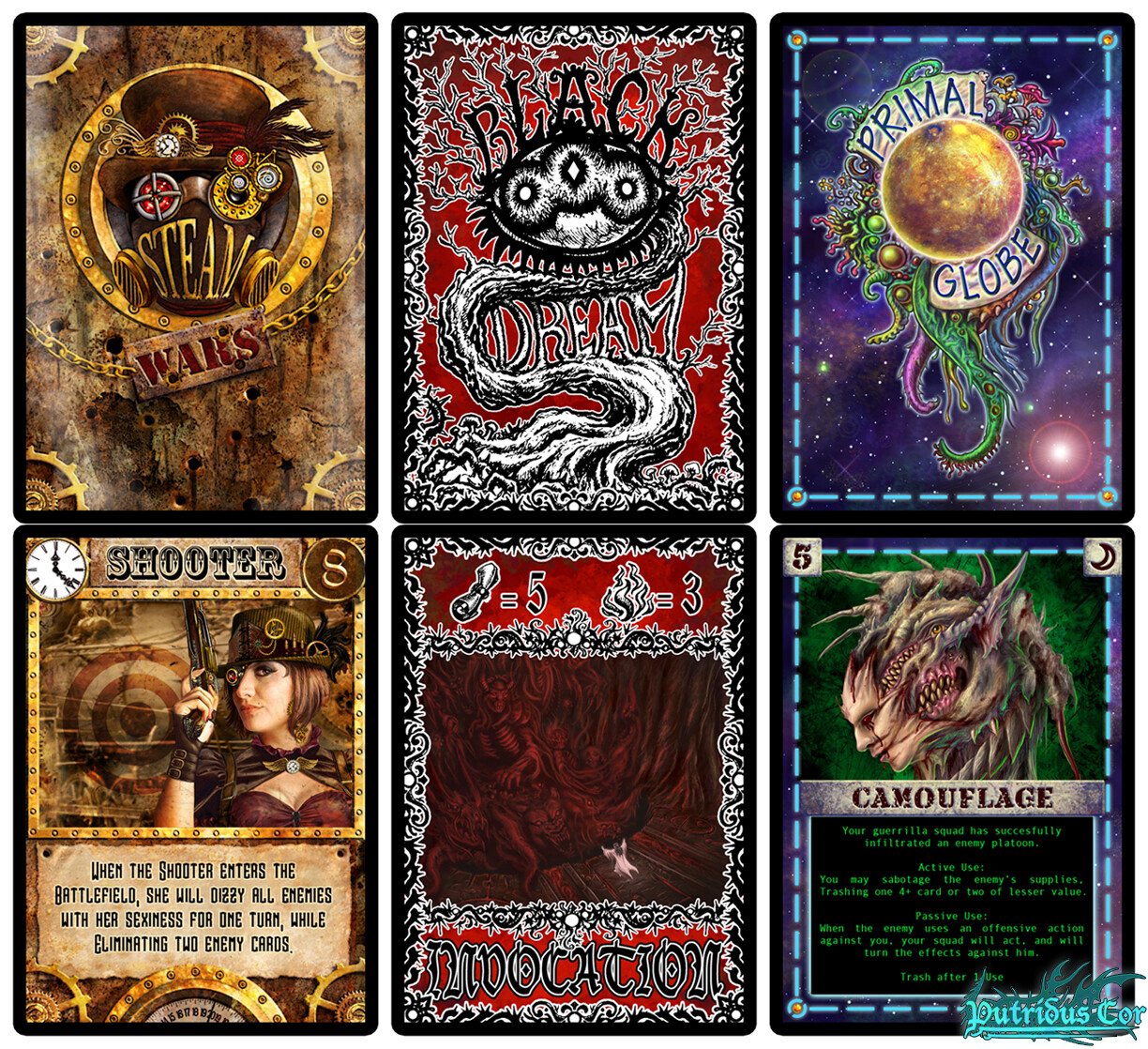 ArtStation - Funky Card Designs