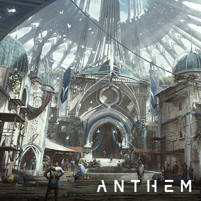 ArtStation - Fort Tarsis Courtyard