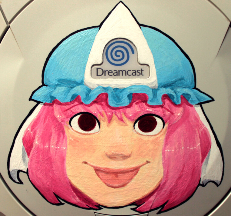 ArtStation - Yuyuko on a Dreamcast