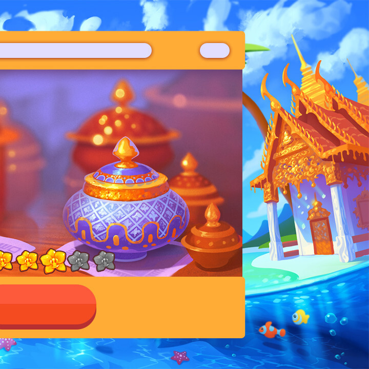 ArtStation - game BG and interface