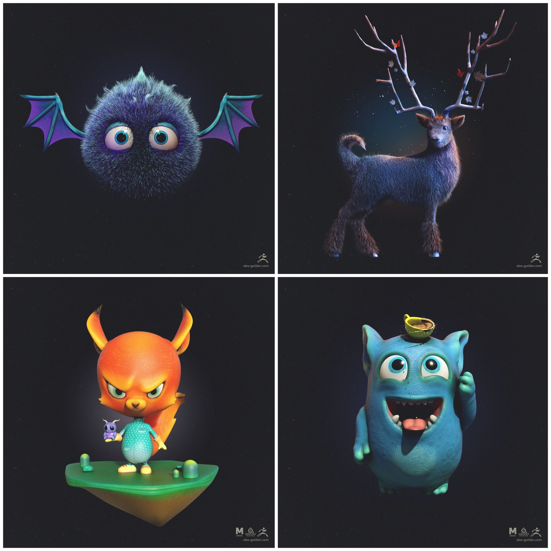 ArtStation - Quick Zbrush Doodles