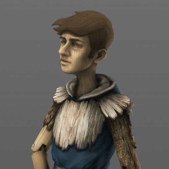 ArtStation - Wooden puppet