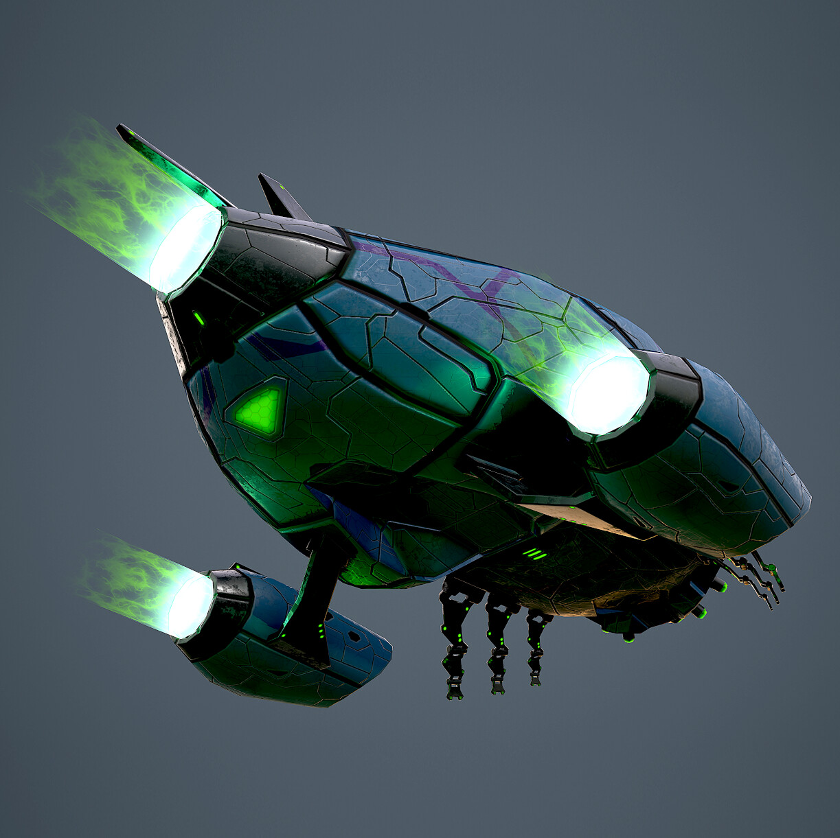 ArtStation - Canthar SpaceShip | Space Armada | Azur Games