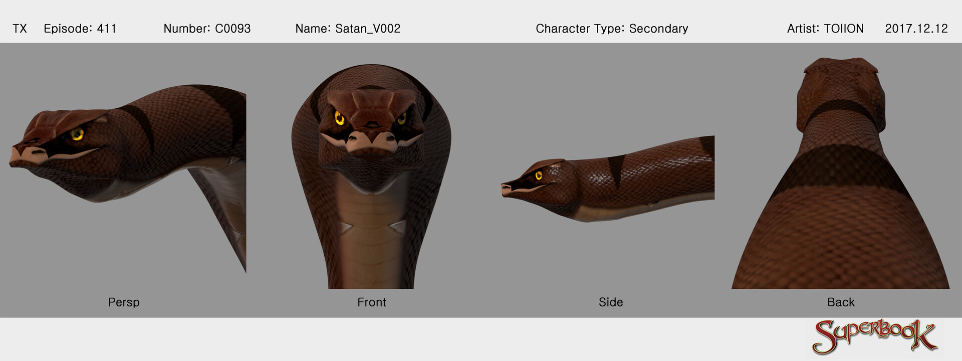 ArtStation - Satan - Snake