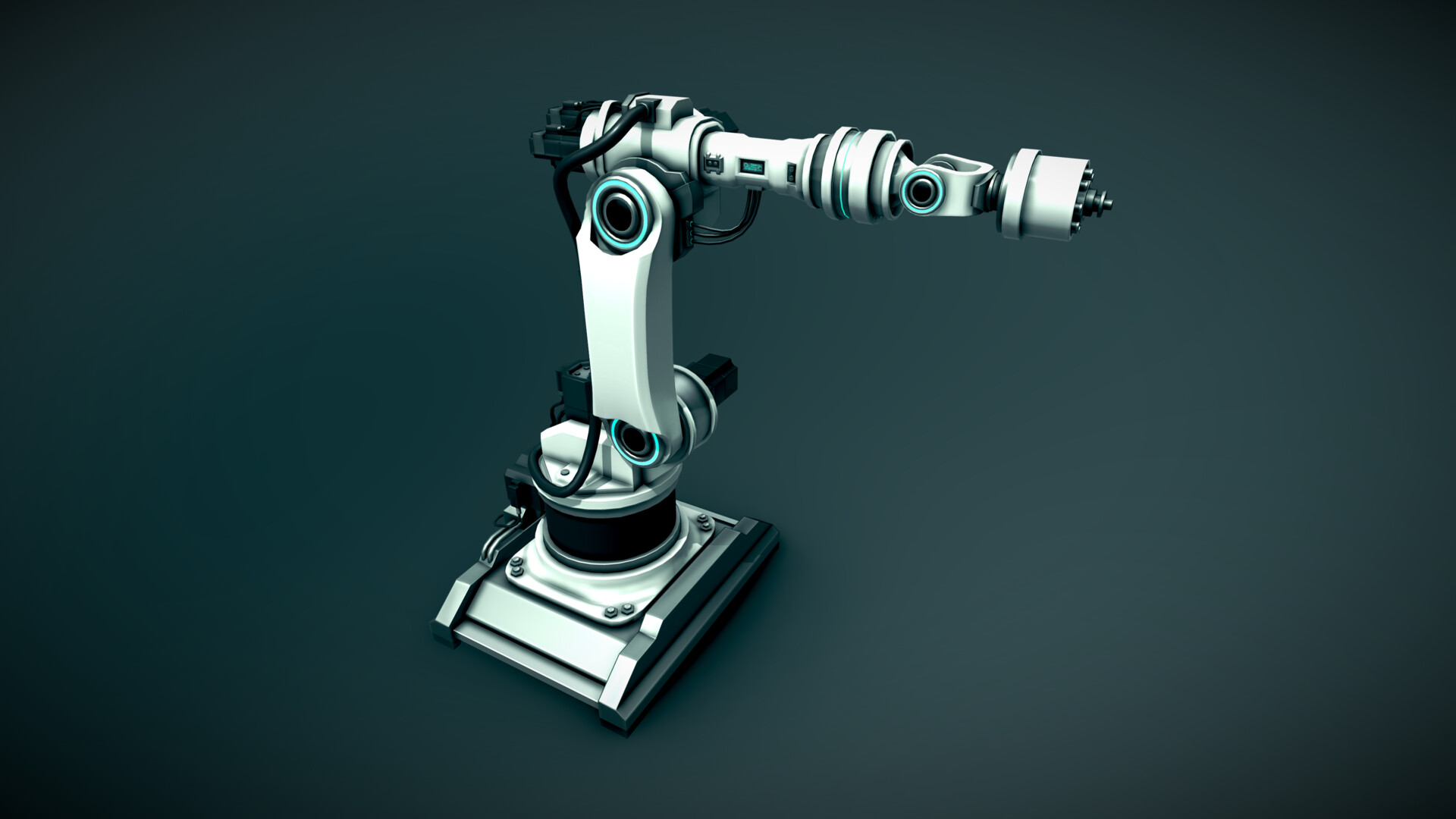 ArtStation - ROBOTIC ARM - Stylized & Futuristic