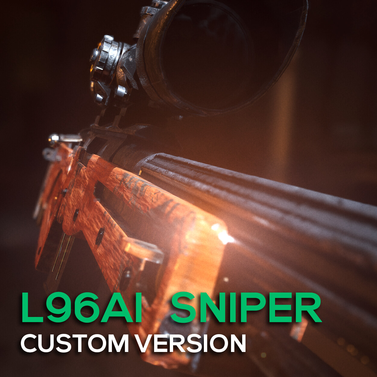 ArtStation - L96A1 Sniper Rifle - Custom Version
