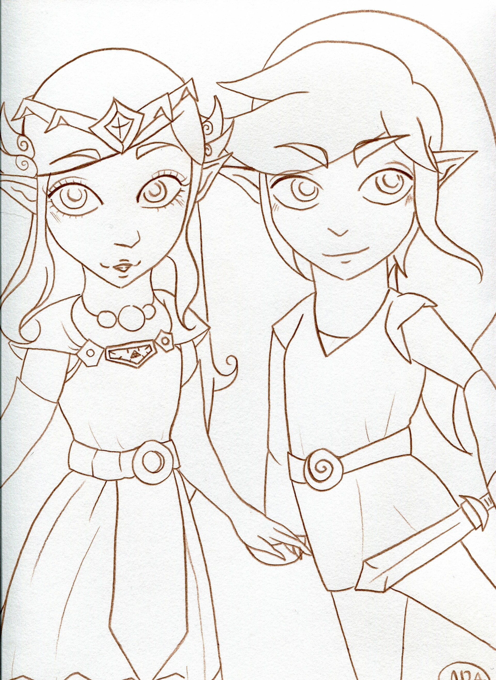 ArtStation - Wind Waker Lineart/Sketches