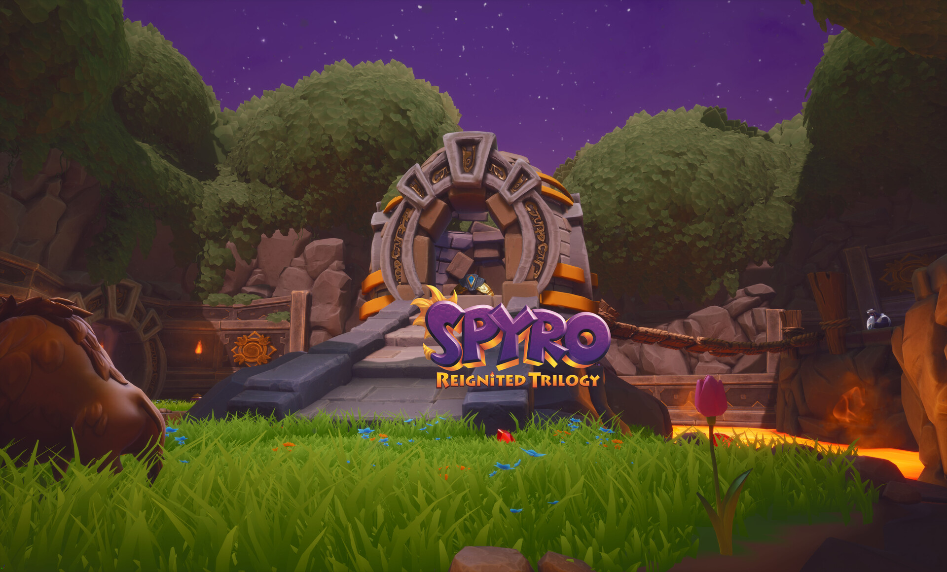 ArtStation - Spyro: Reignited Trilogy: STONE STRUCTURE - MOLTEN CRATER
