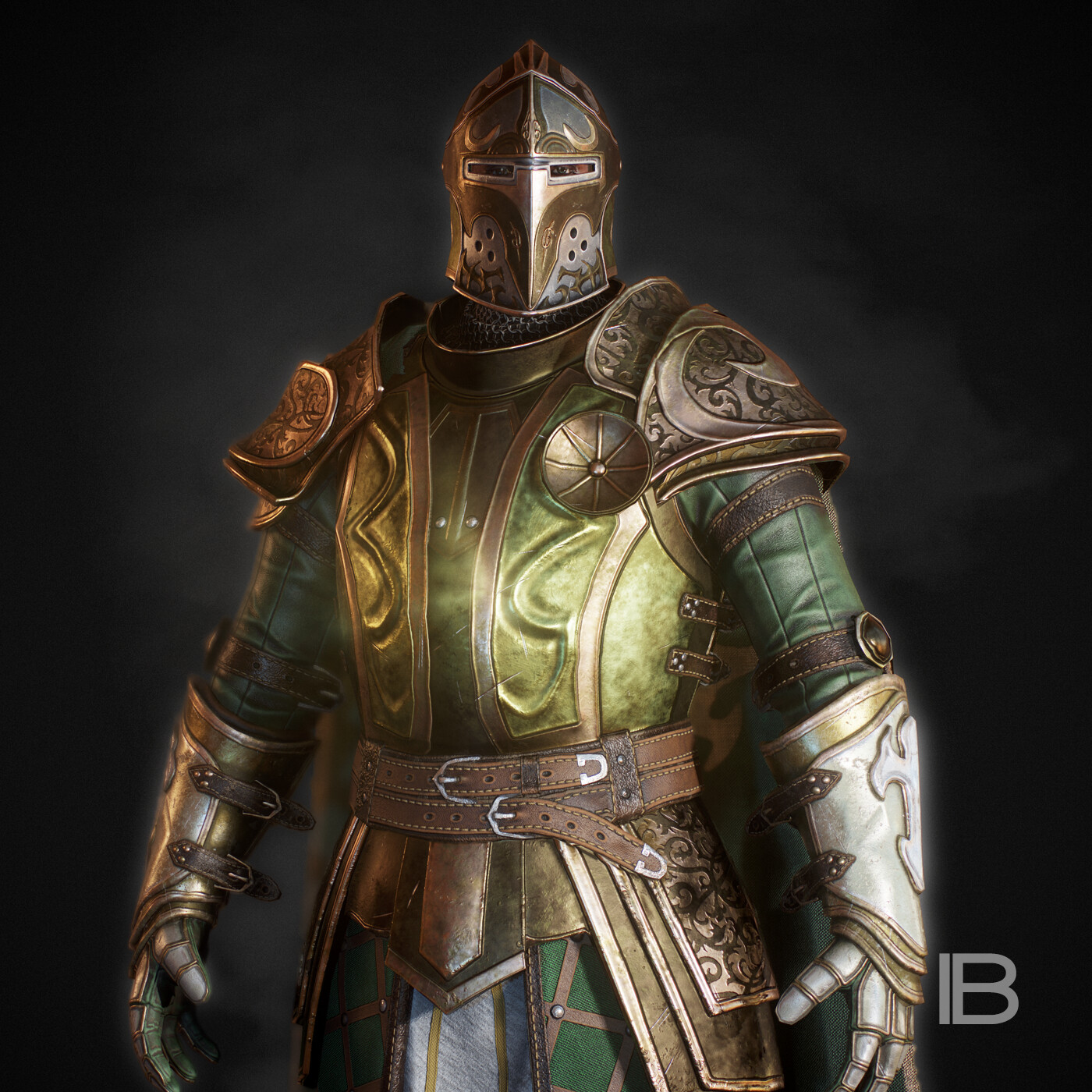 ArtStation - Iron Blade Armor 14B