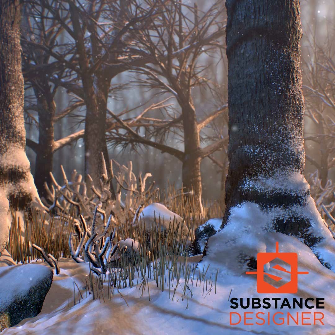 ArtStation - Snowy Scene