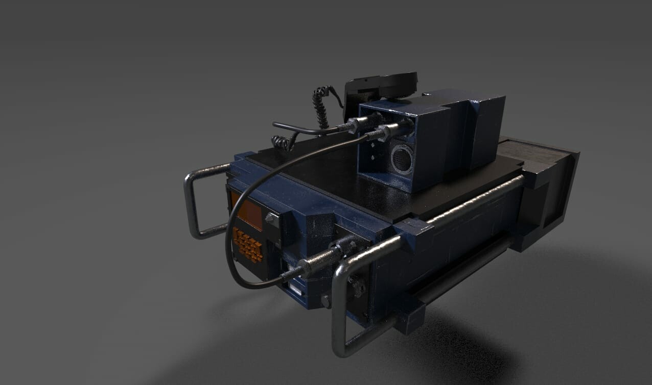 ArtStation - Military Radio_AN/PRC-117