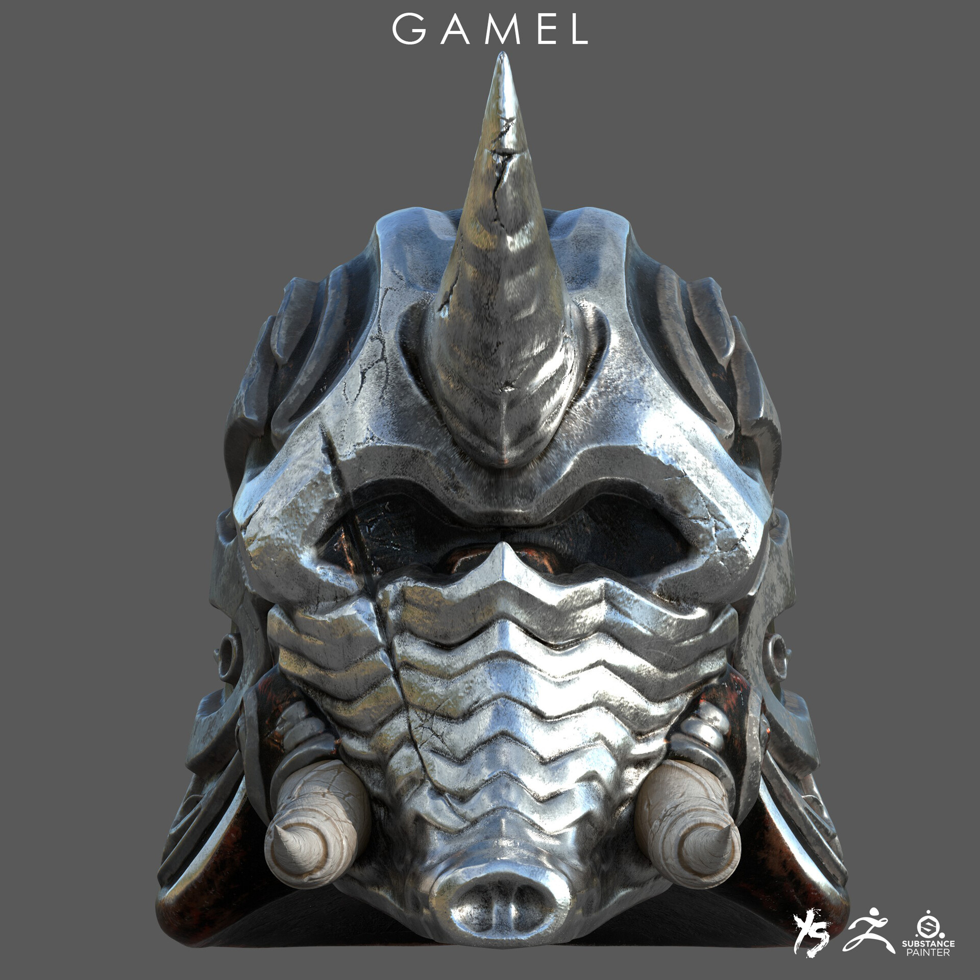 ArtStation - Gamel Head Sculpt