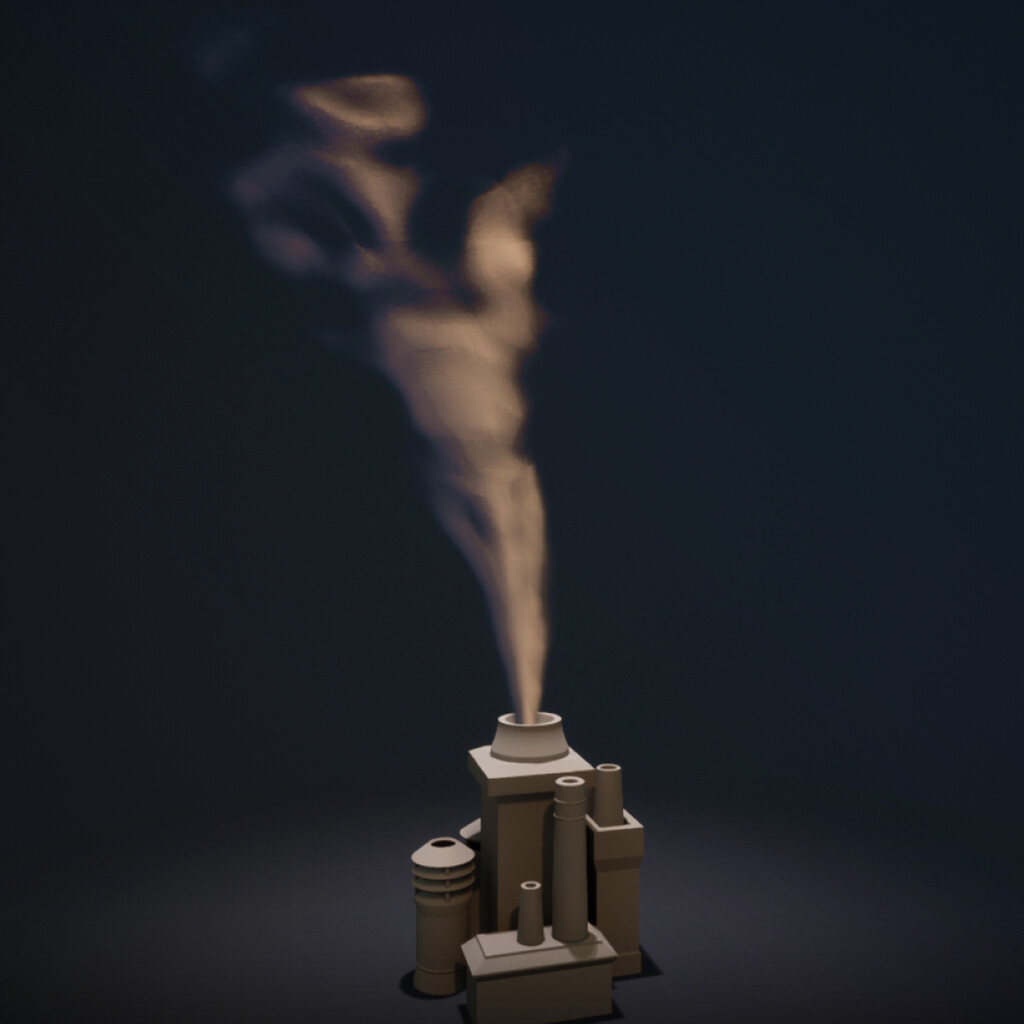 ArtStation - Chimney smoke