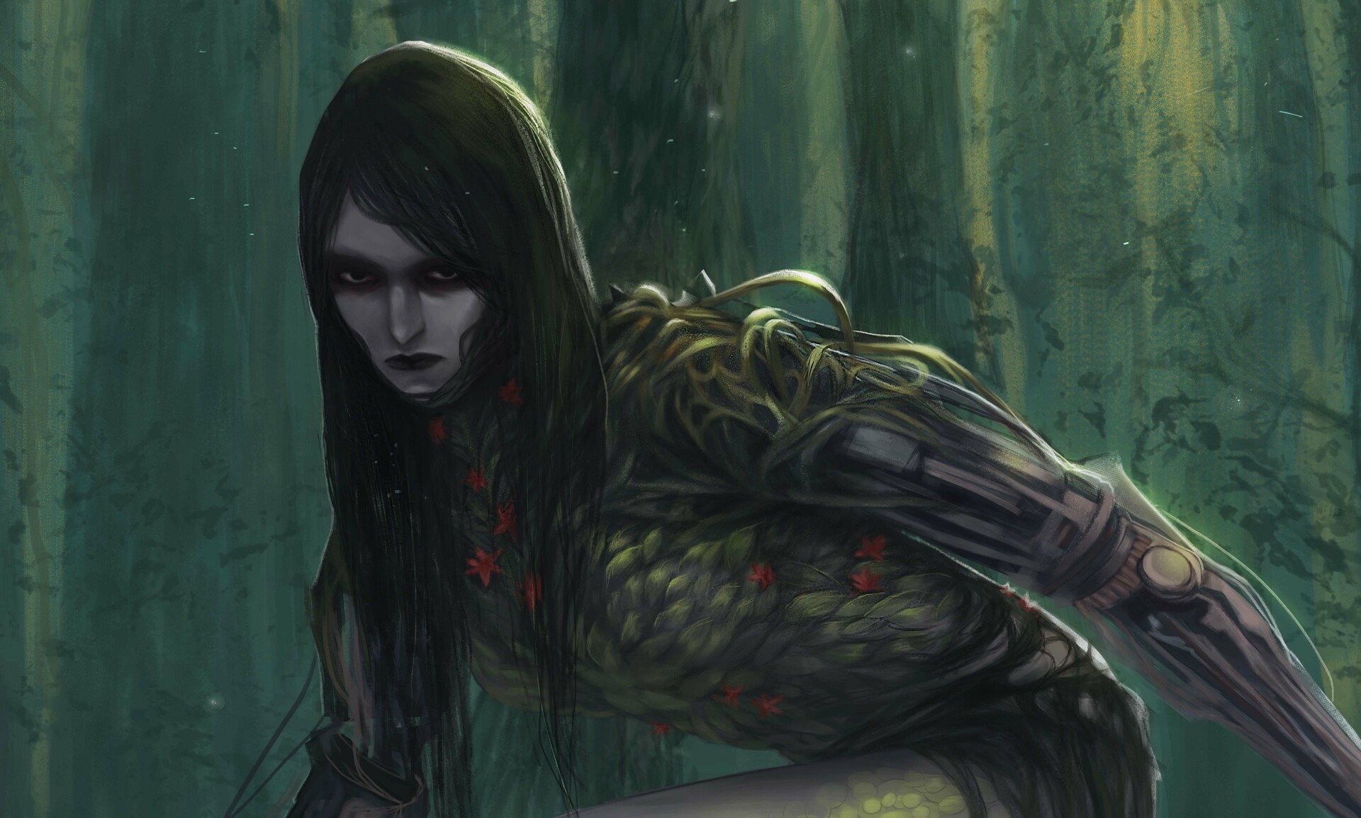 ArtStation - The black vine witch