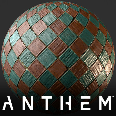 ArtStation - Checkered Terracotta Tile