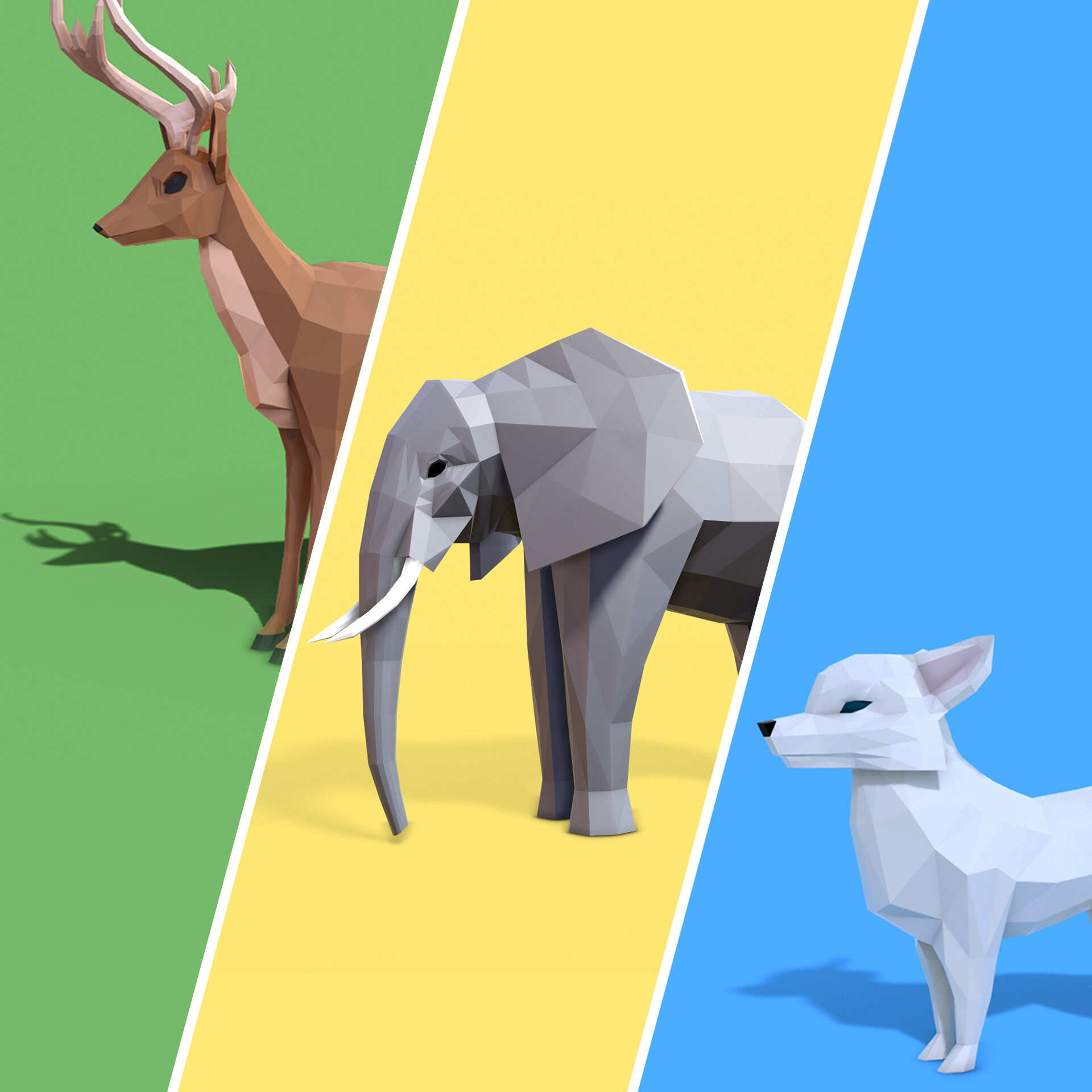 ArtStation - Lowpoly Animals