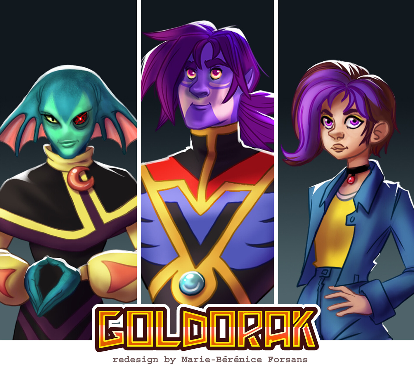 ArtStation - GOLDORAK redesign