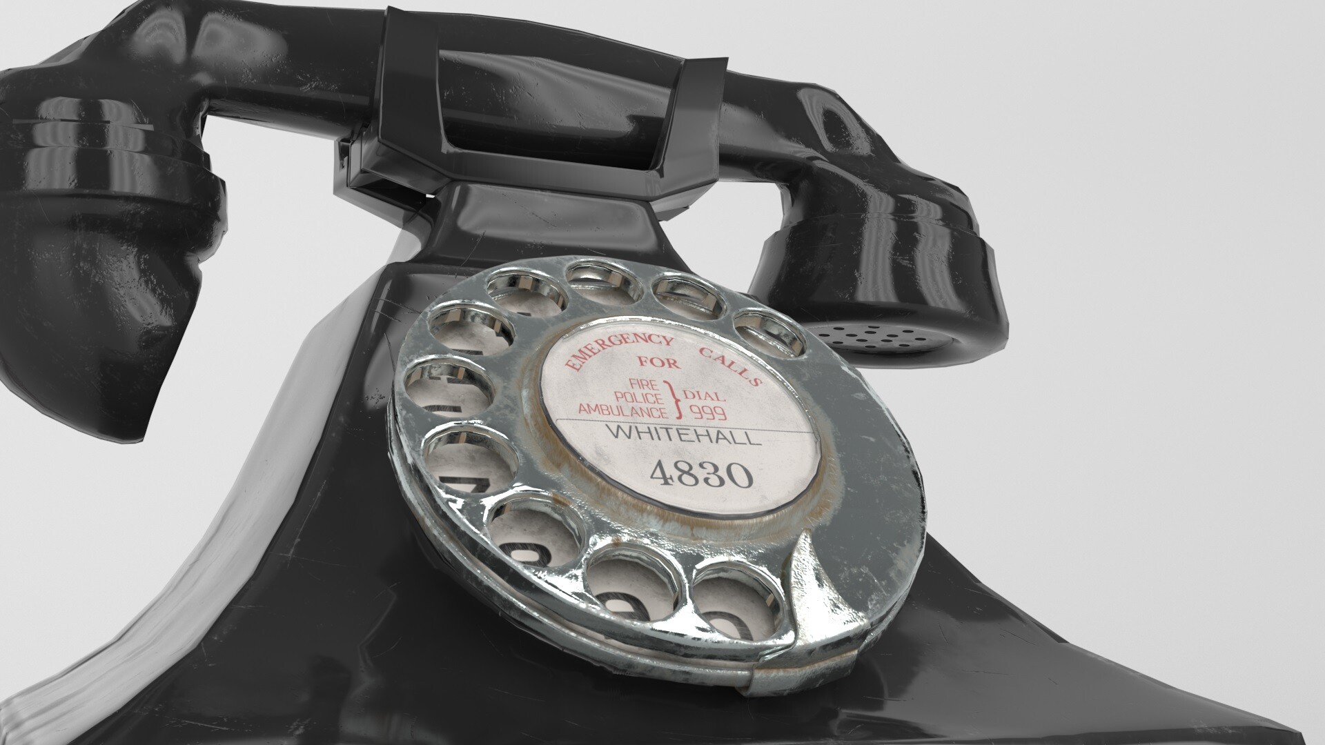 ArtStation - Classic rotary telephone