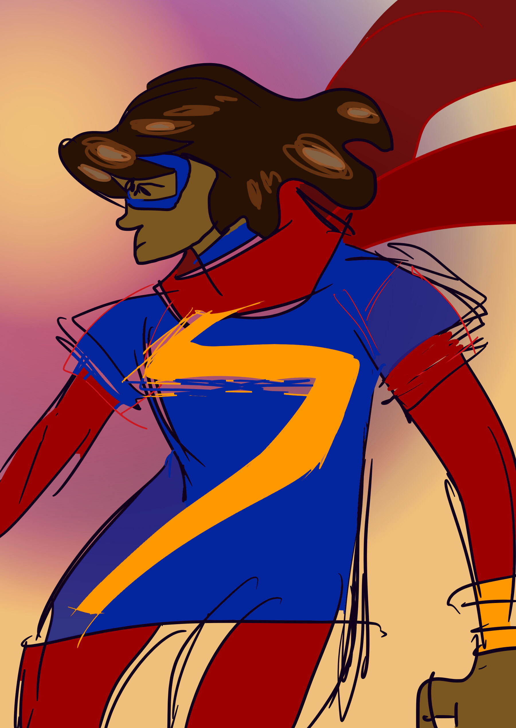 ArtStation - Ms Marvel cover mockup
