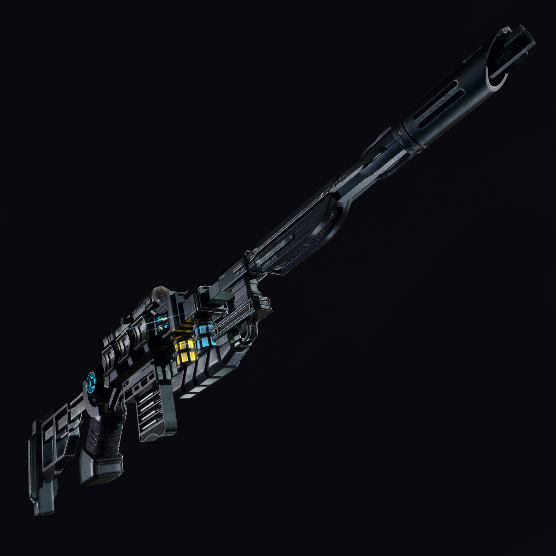 ArtStation - Sniper Rifle | Sci-Fi