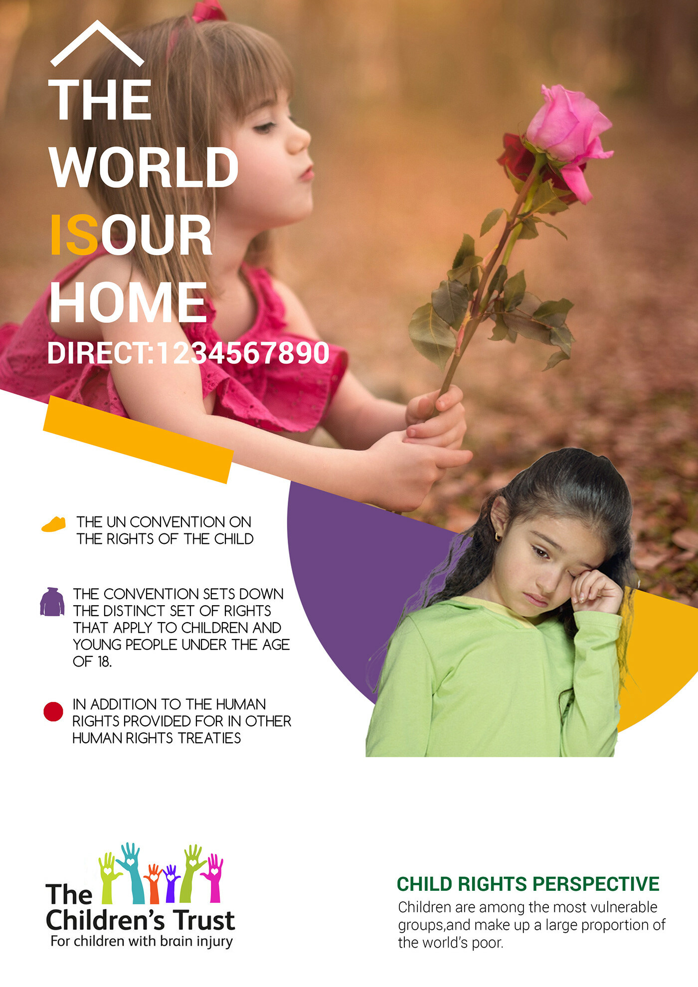 ArtStation - The children's trust poster design