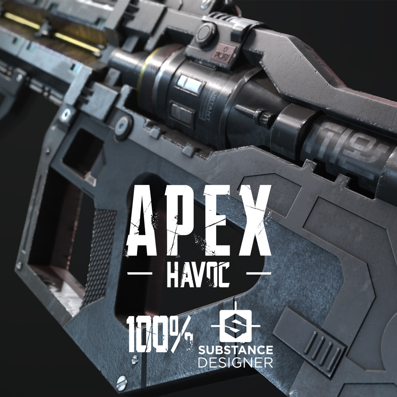 ArtStation - Apex Havoc - 100% Substance Designer. No sculpt. No model.