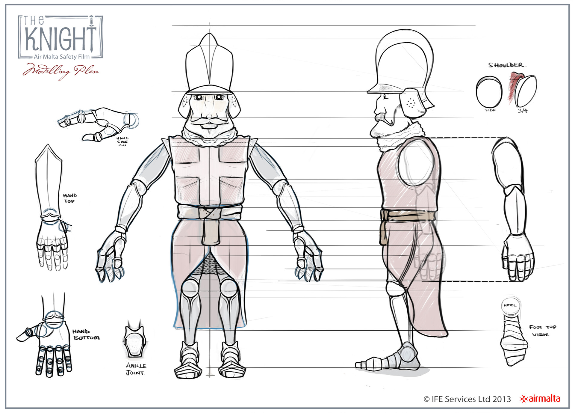 ArtStation - Character Designs for Airline Safety Film