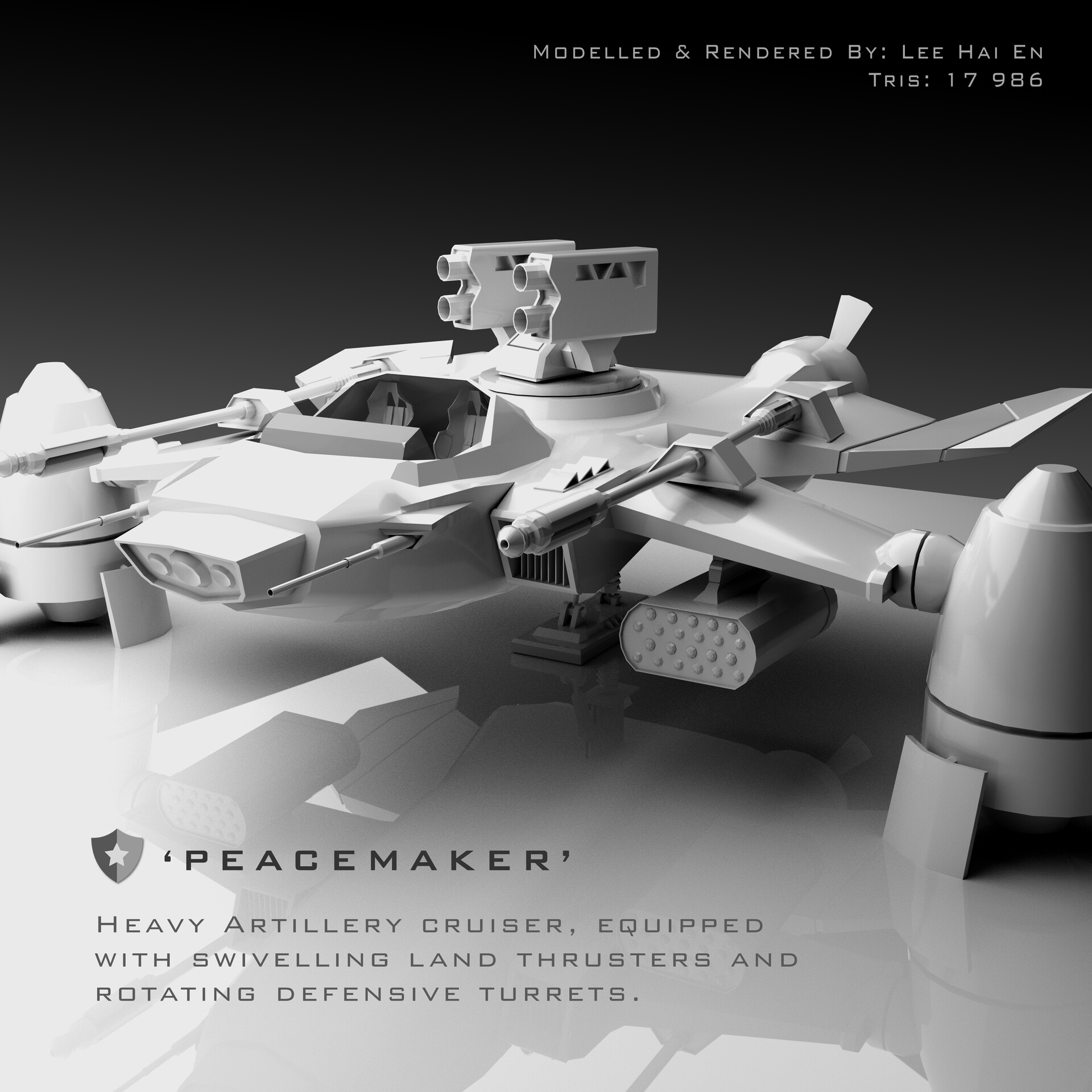 ArtStation - 3D Vehicle Concept - Bomber Jet