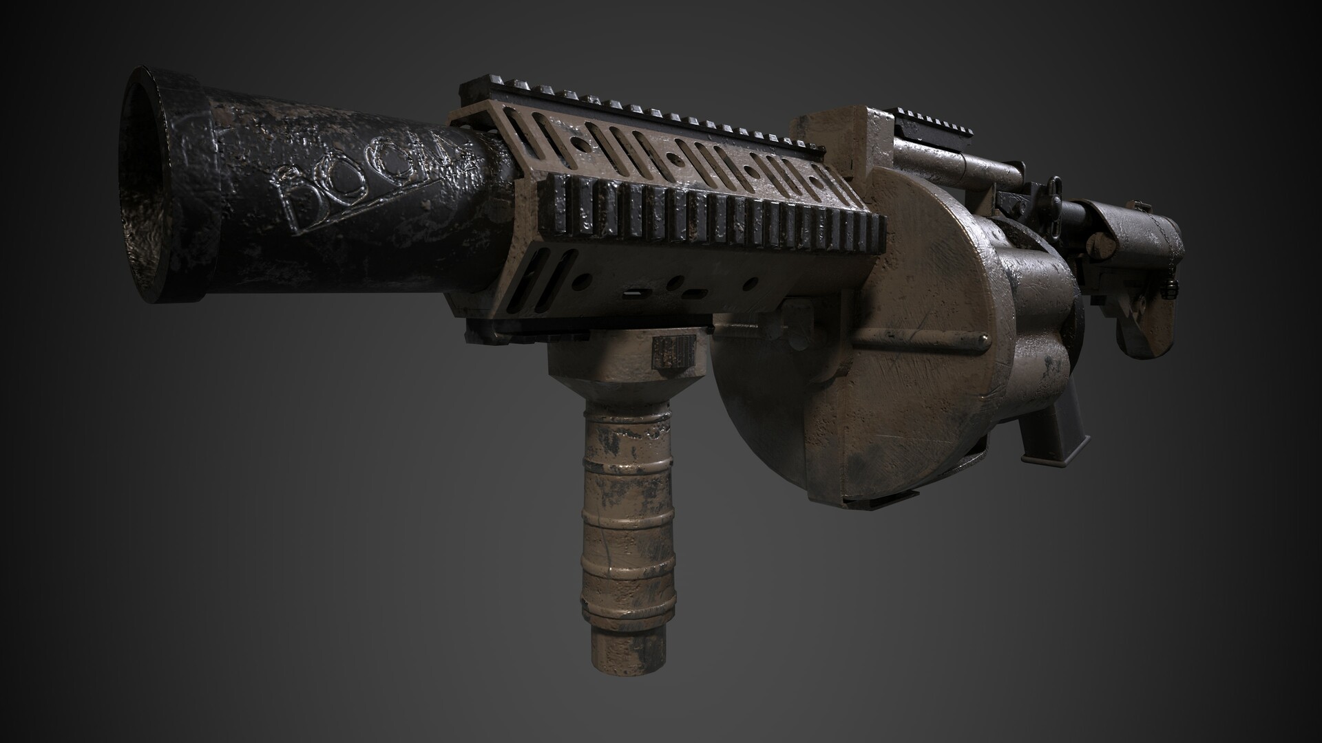 ArtStation - Milkor MGL (project breakdown)