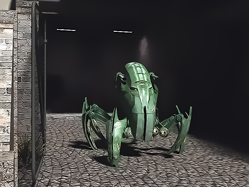 ArtStation - spider tank