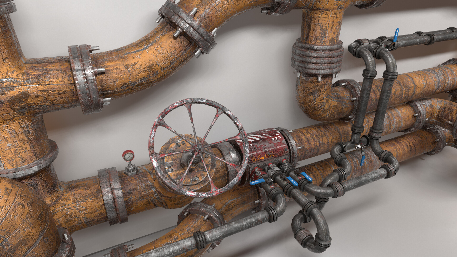 ArtStation - Modular Industrial Pipes