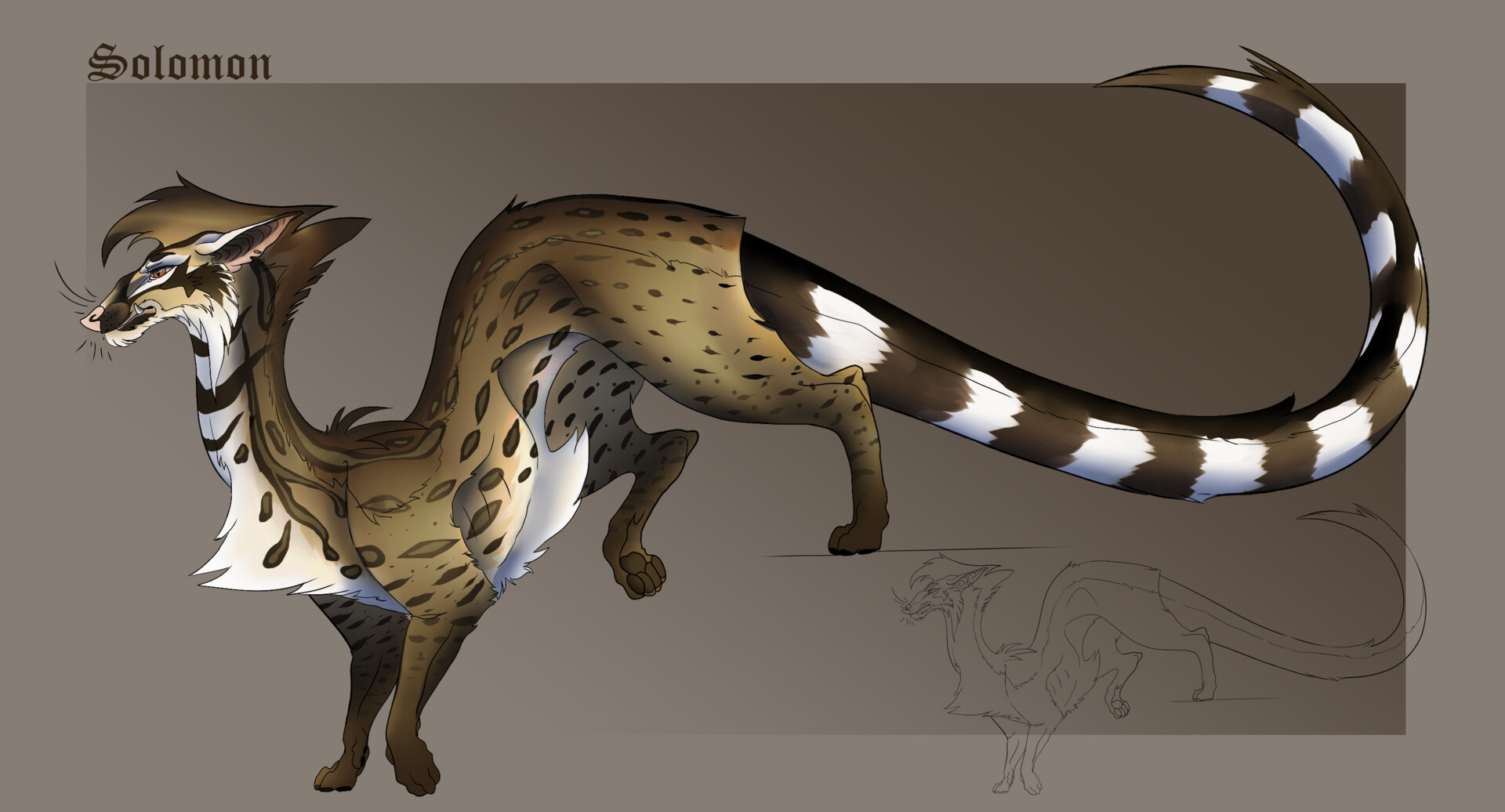 ArtStation - spotted genet