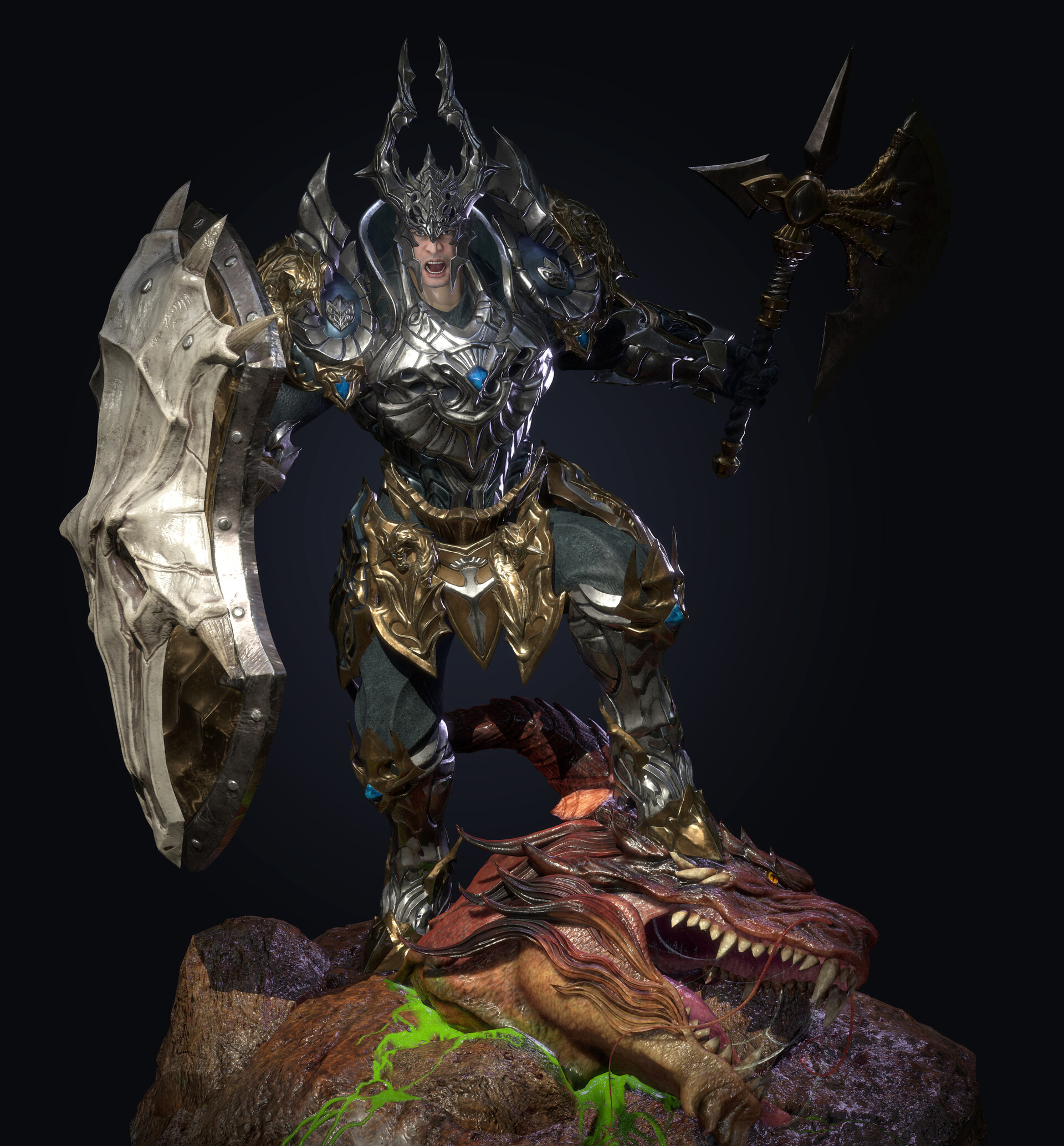 ArtStation - Dragon knight