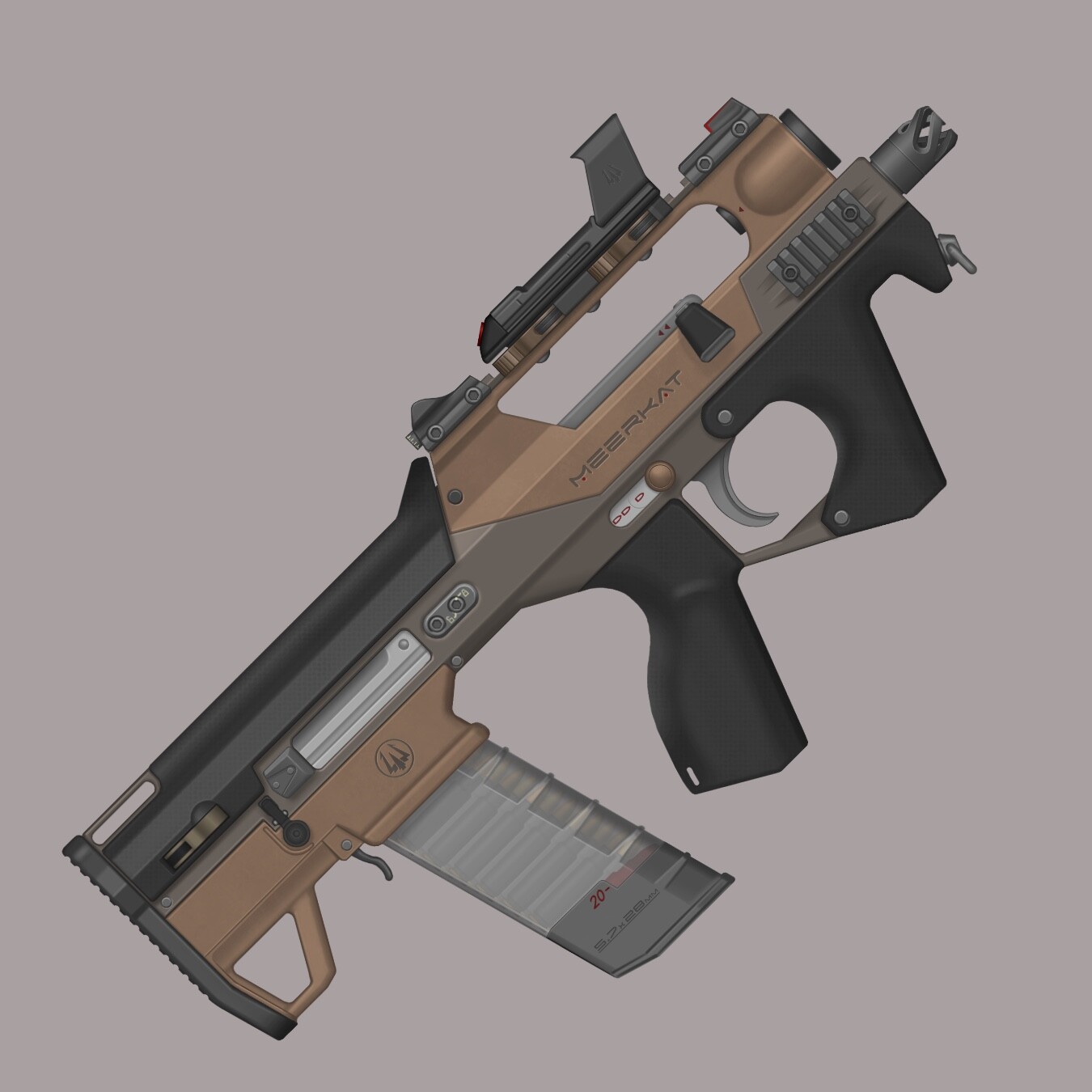 ArtStation - “Meerkat” Personal Defense Weapon