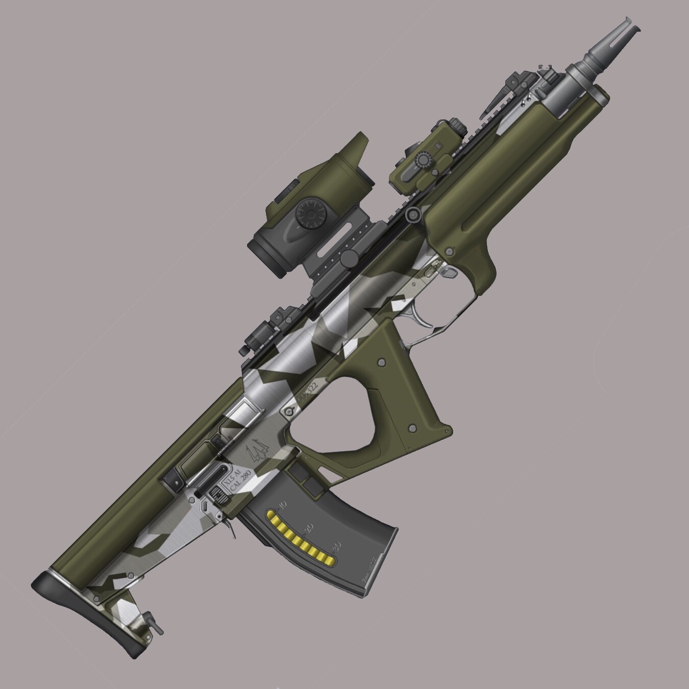 Wouter Kroon - XL5 Prototype Assault Rifle