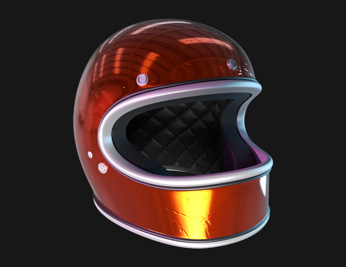 ArtStation - Motorcycle Helmet