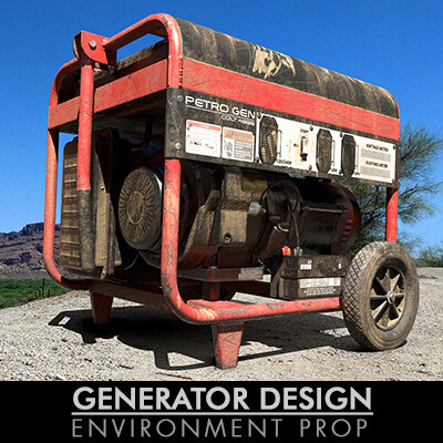ArtStation - DIESEL GENERATOR DESIGN |ENVIRONMENT PROP