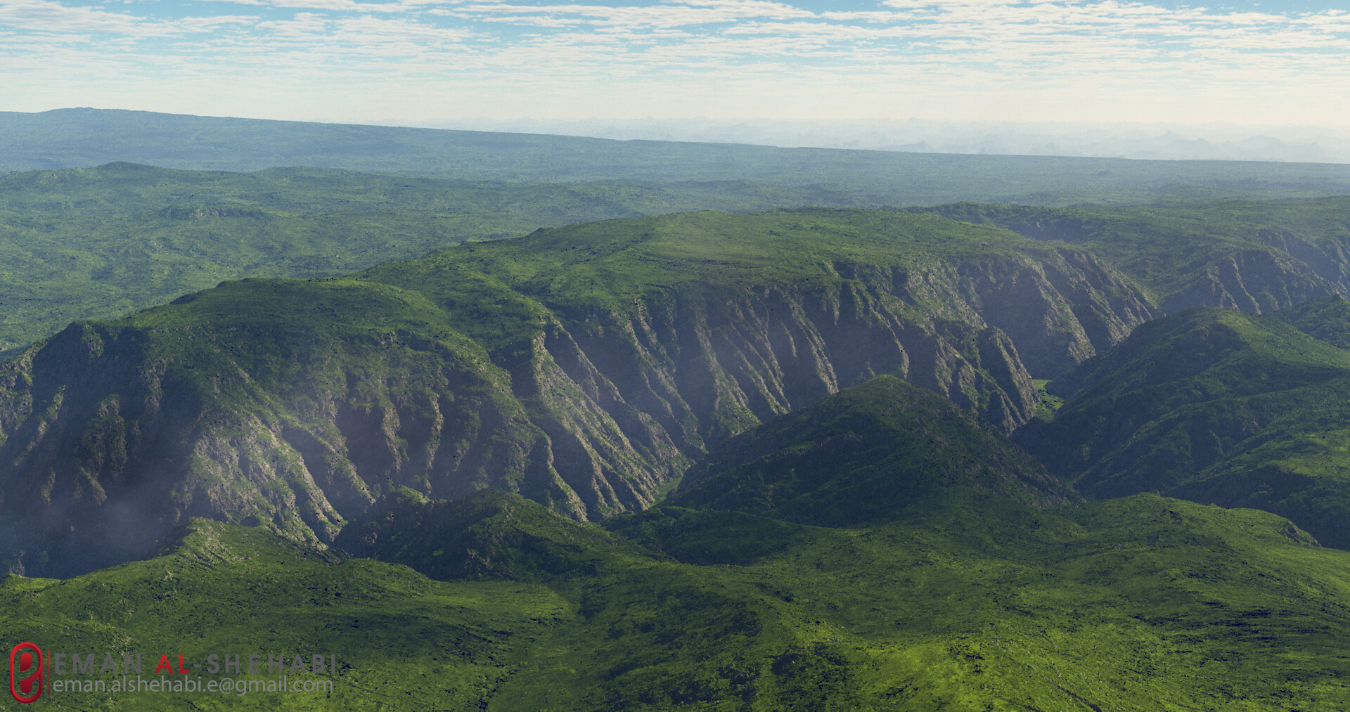 ArtStation - Valley Matte Painting