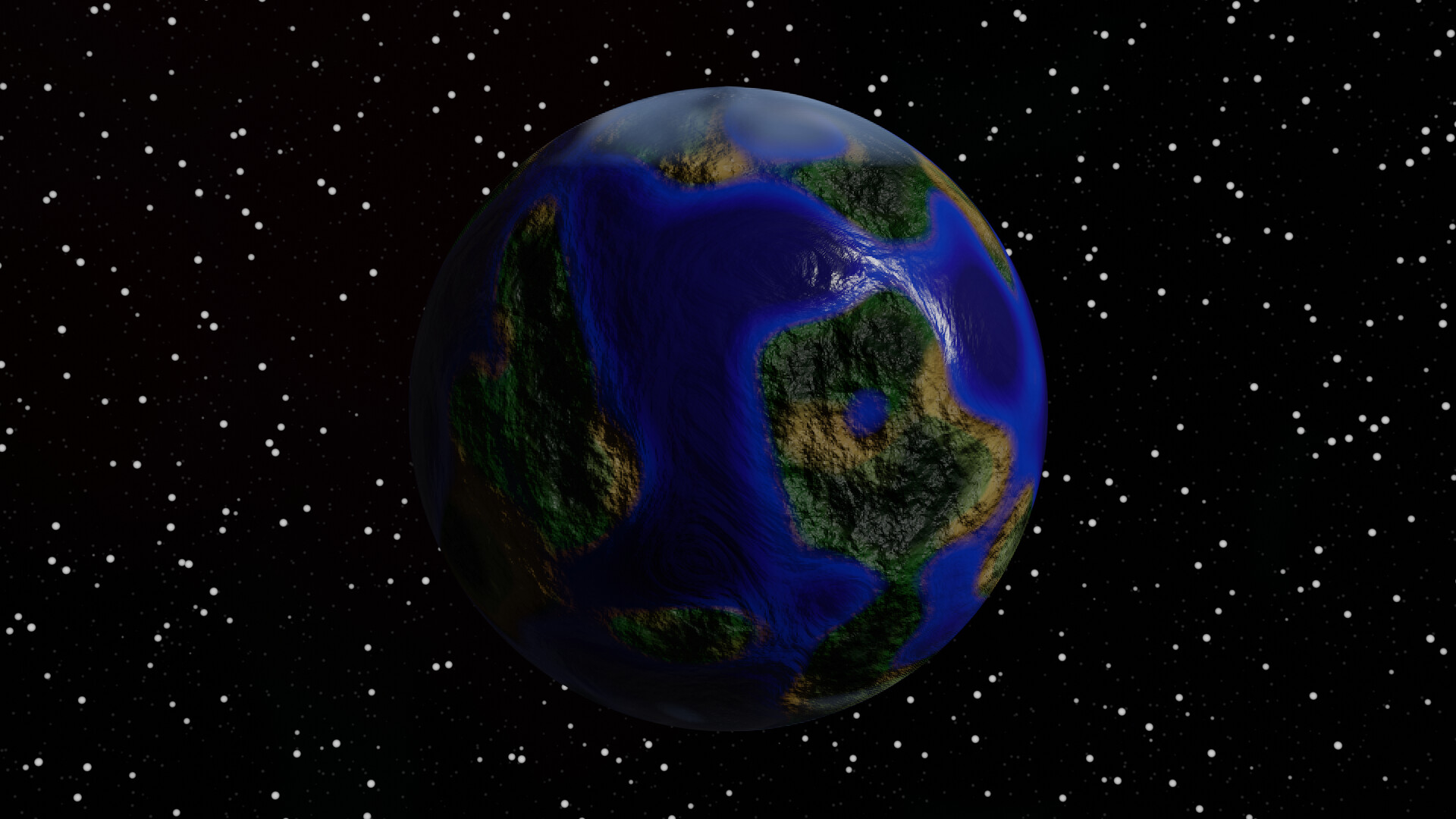 ArtStation - 100% Procedural Planet Texture