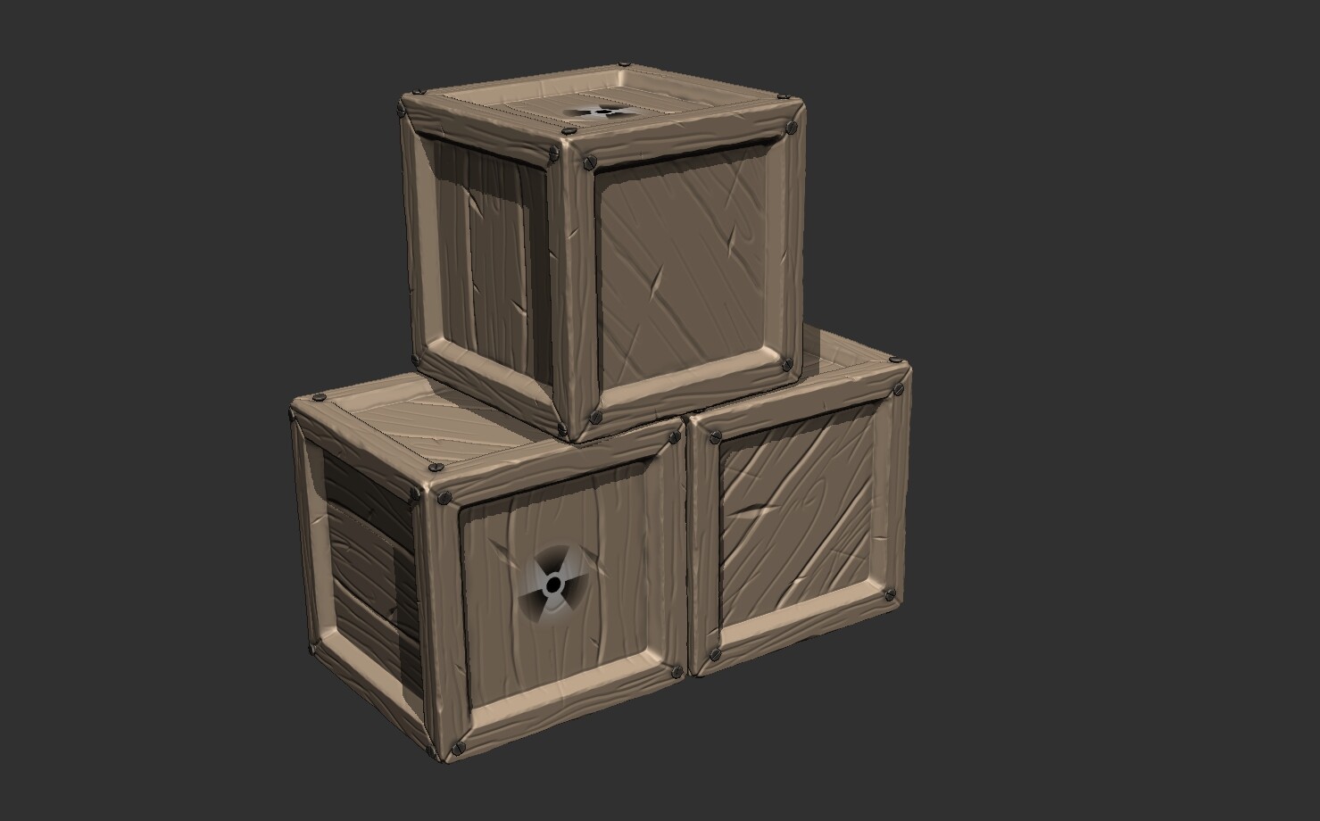 ArtStation - Stylized crates