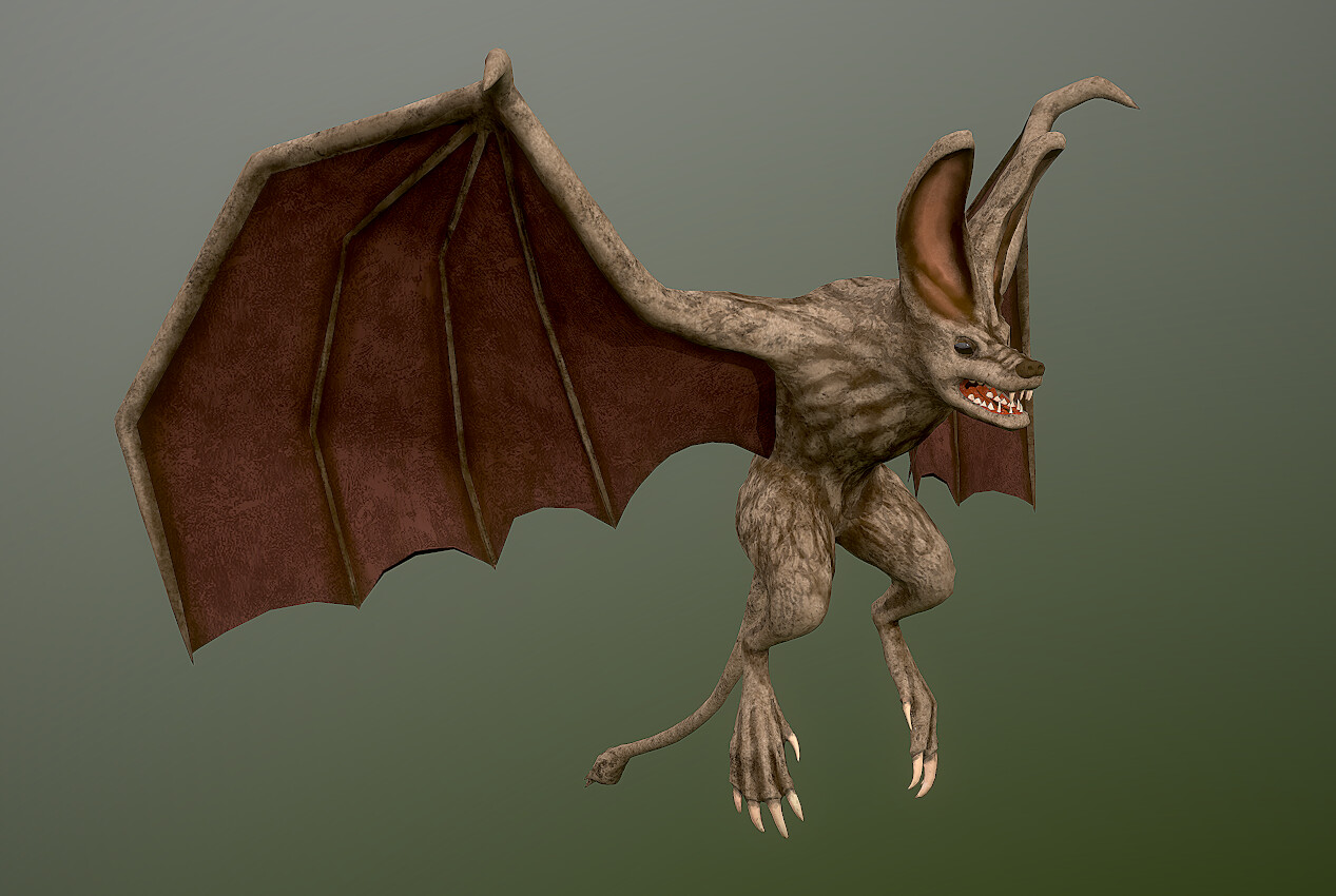 ArtStation - Bat Monster