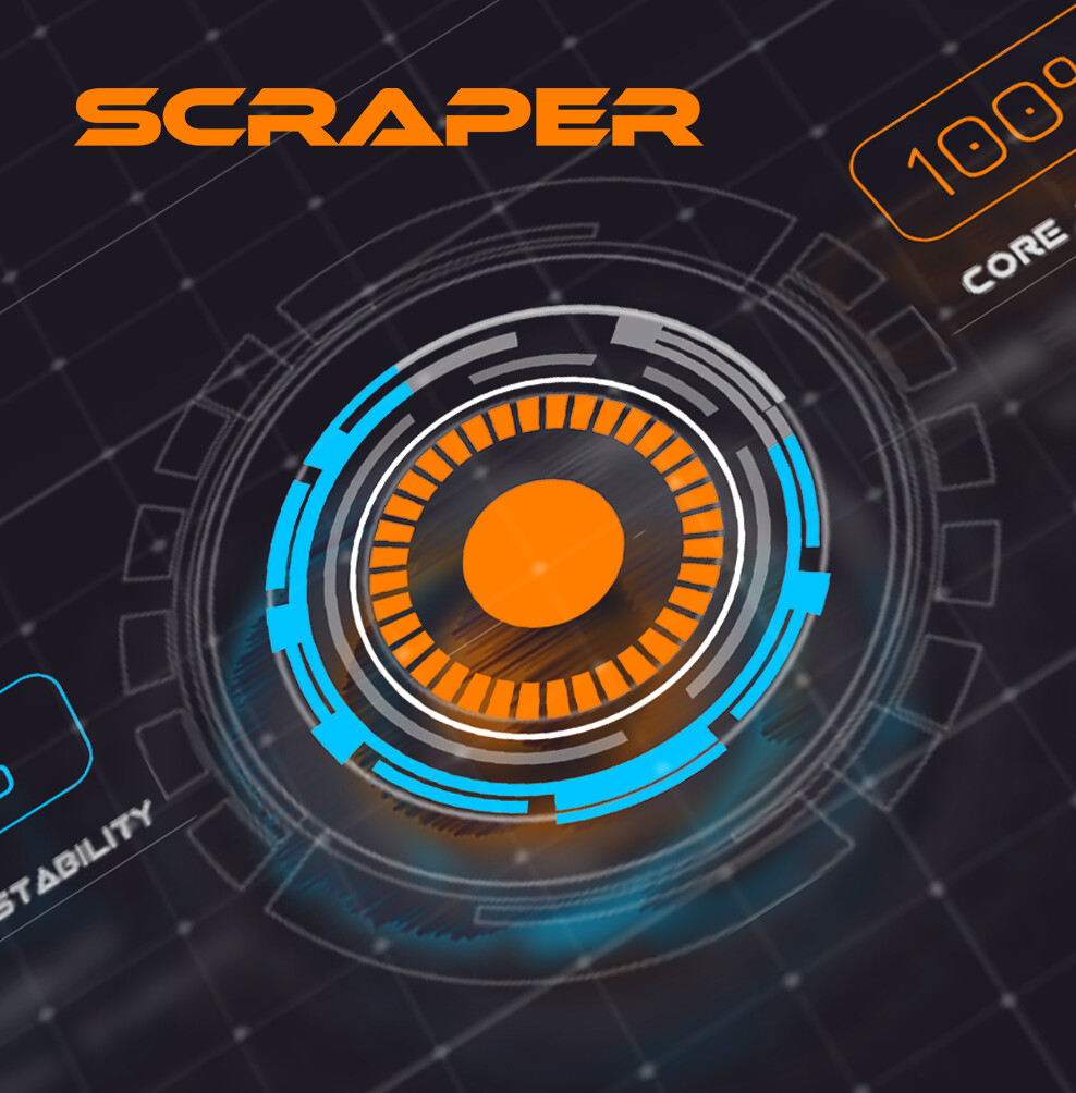 ArtStation - User Interface - Scraper: First Strike