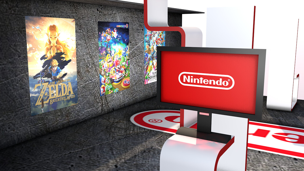 ArtStation - Nintendo Stand