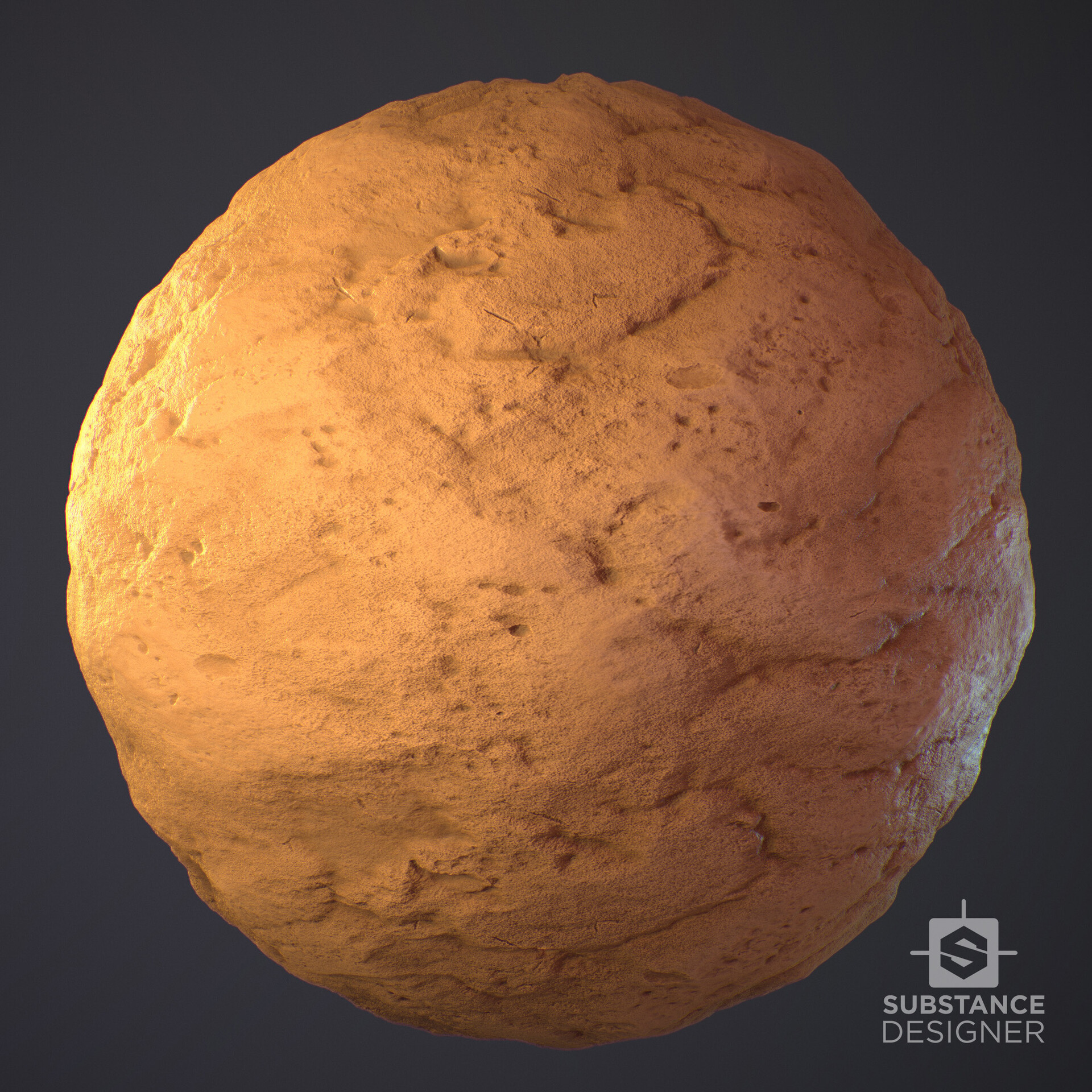 ArtStation - Sandstone [ Substance Designer Material Practice ]