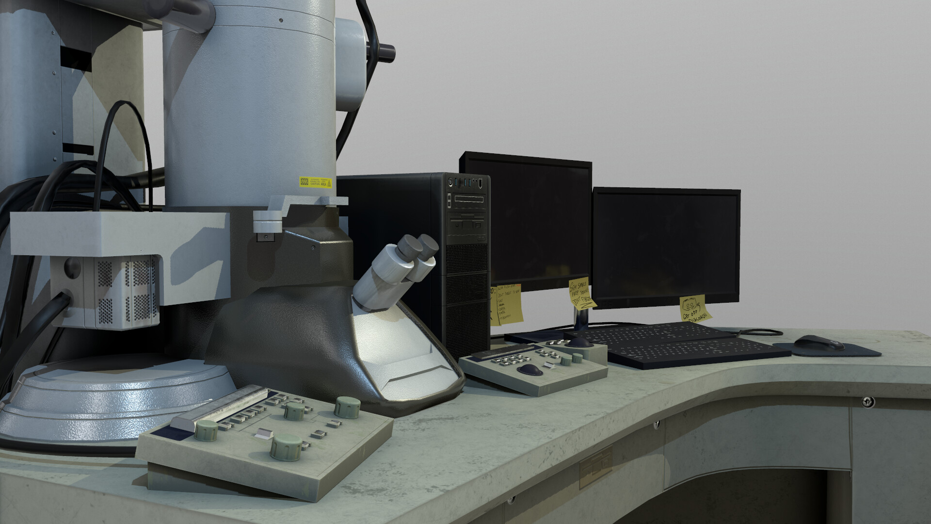 ArtStation - Electron Microscope