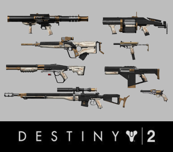 ArtStation - Destiny 2 - Weapons