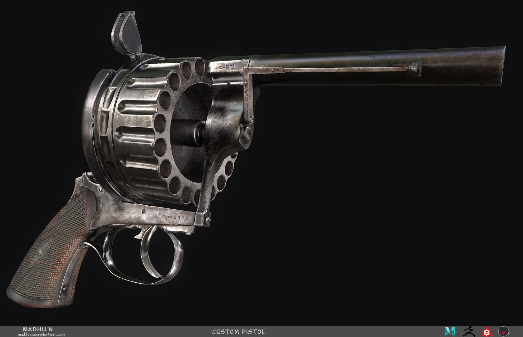 ArtStation - CUSTOM PISTOL