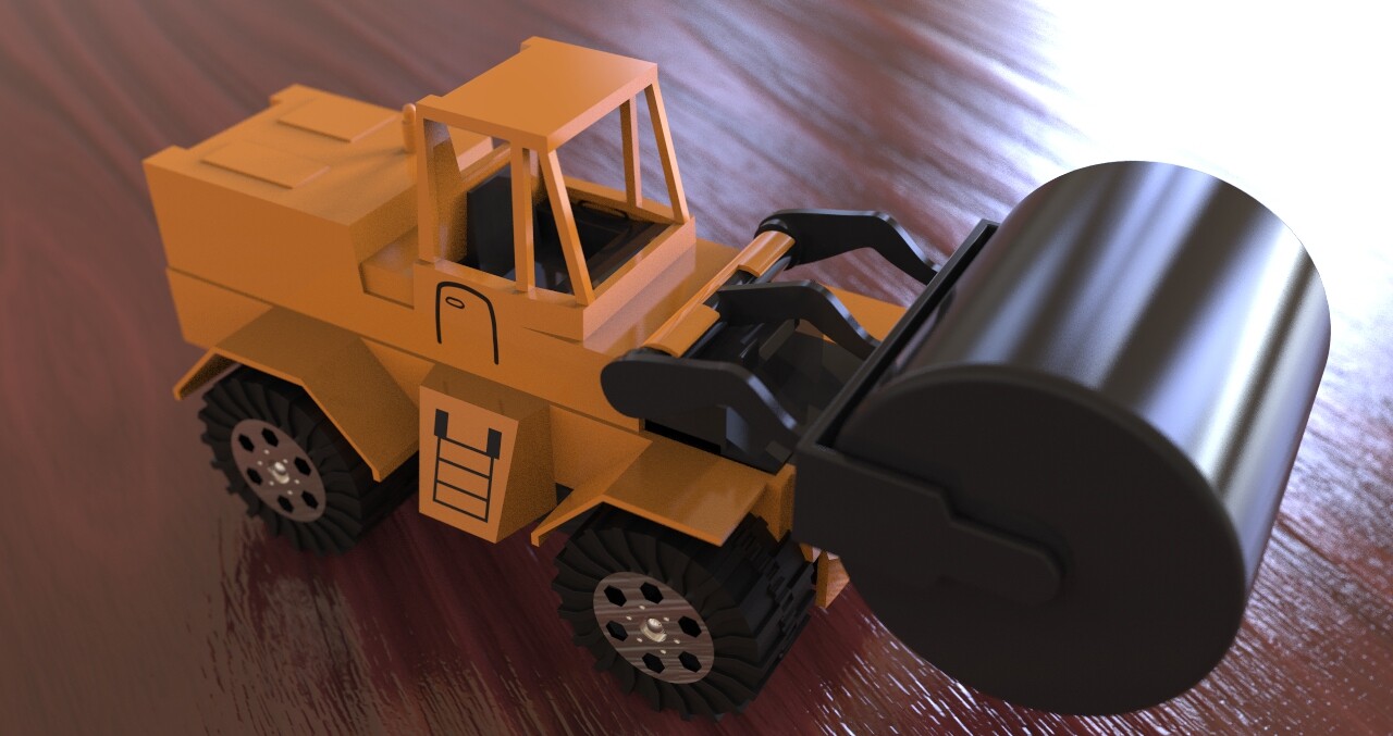 ArtStation - Road Roller Toy