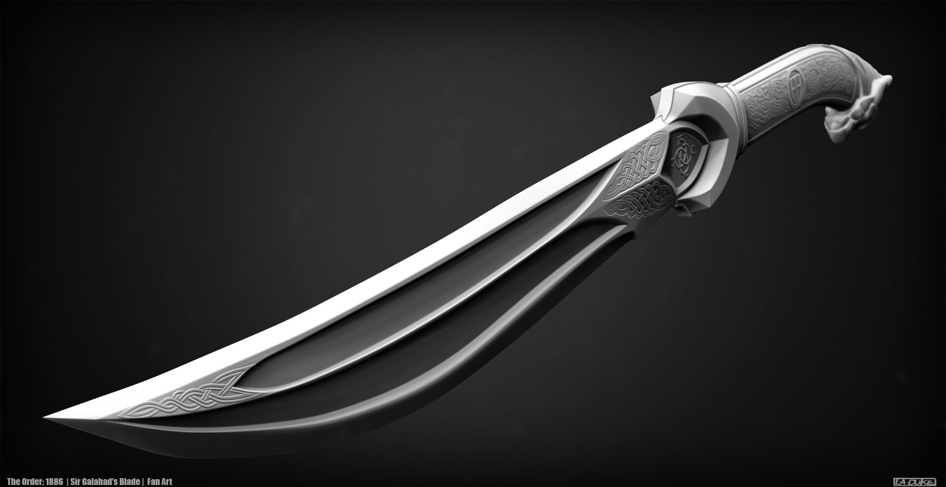 ArtStation - Sir Galahad's Blade | Fan Art WIP